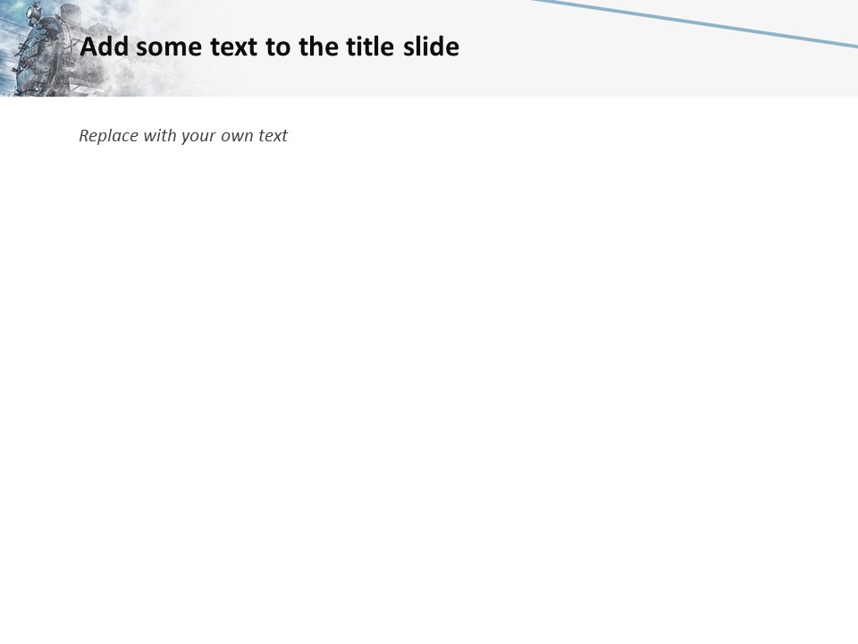 Steam Locomotive - Free PPT Template