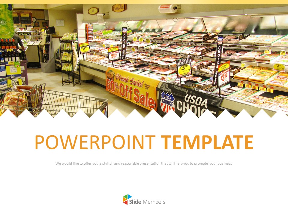 Supermarket Free PPT Sample