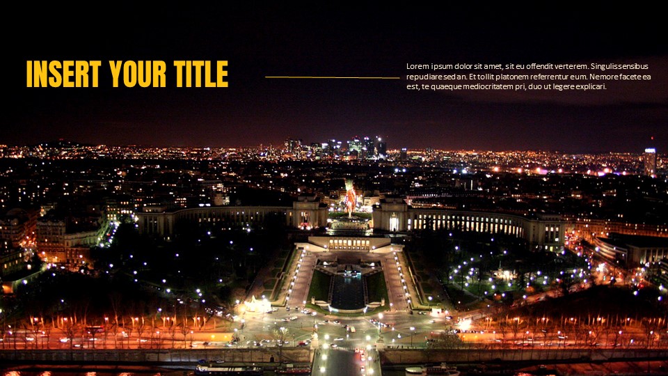 Paris Travel Guide Google PPT Templates