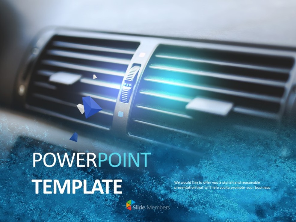 Air Conditioner for Car - Free Template Design