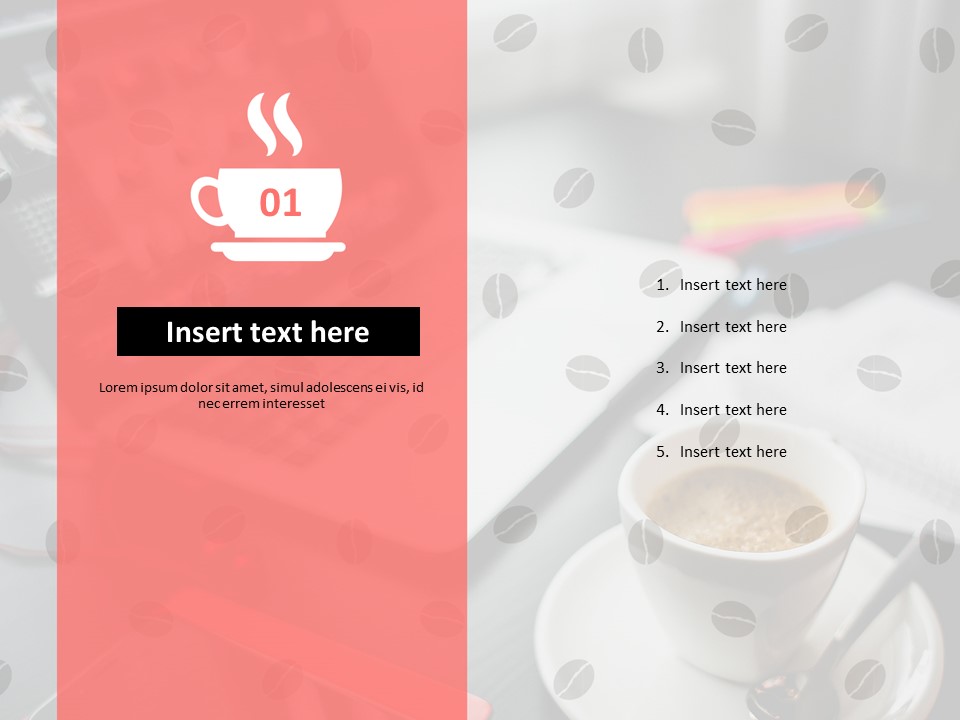 Coffee and Work - Free PPT Template