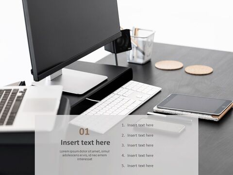 Gratis Escritorio de estilo moderno - Diseño de plantilla gratis