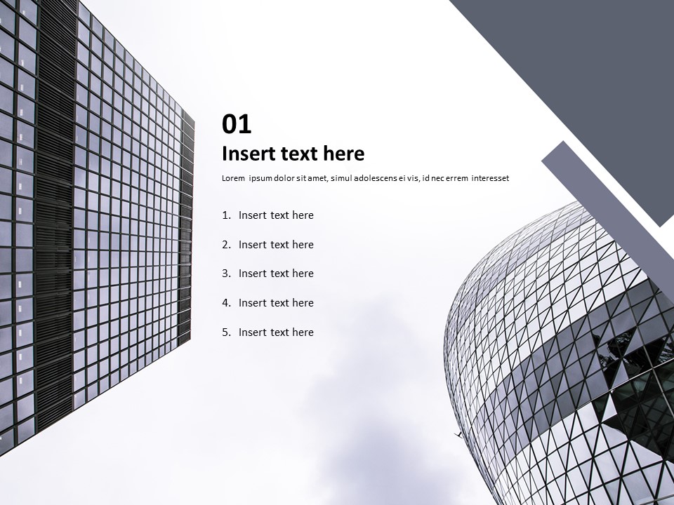 Office Made of Glass - Free PPT Template