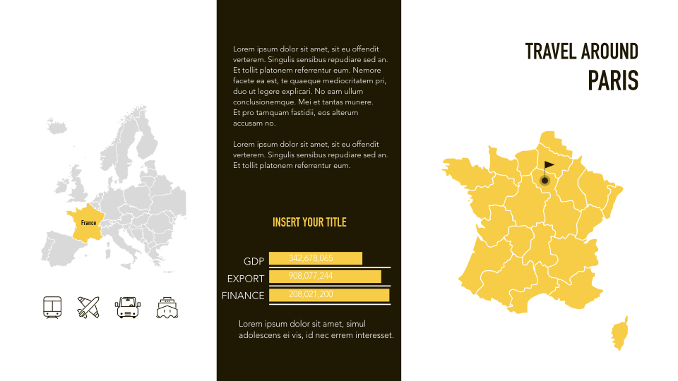 Paris Travel Guide Keynote Design|Lifestyle