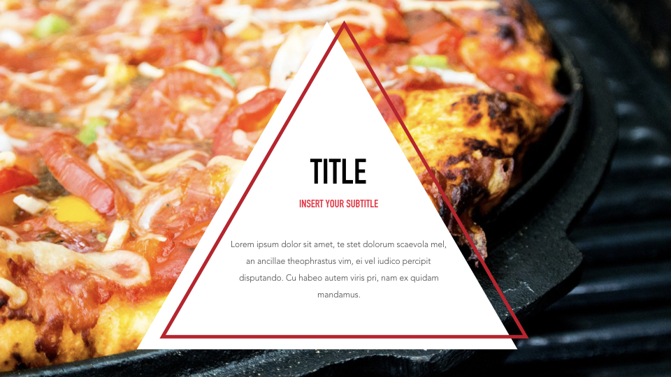 Pizza Keynote Presentation Template