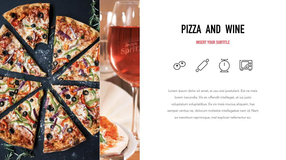 Pizza Keynote Presentation Template