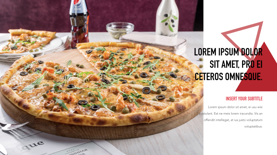 Pizza Keynote Presentation Template