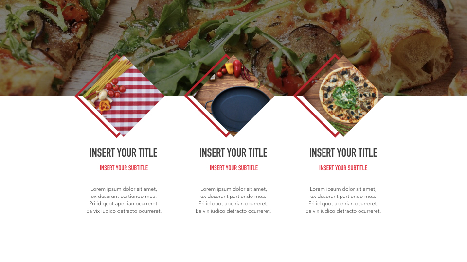Pizza Keynote Presentation Template