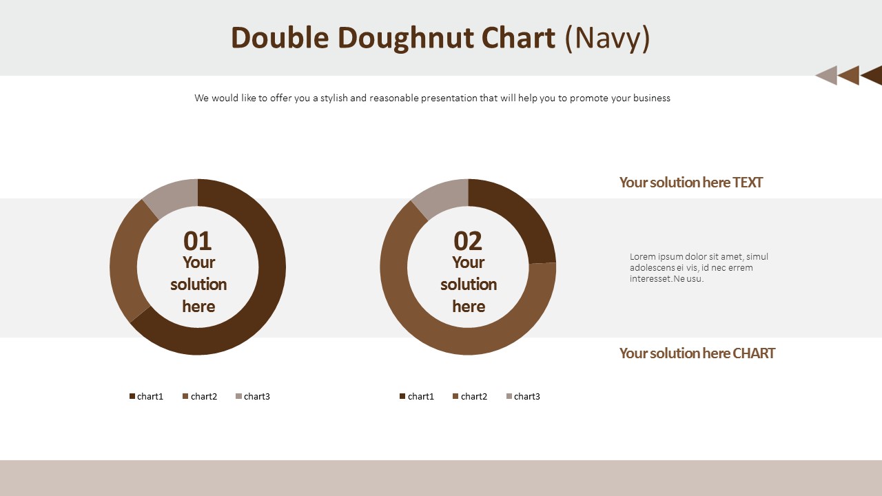 double doughnut chart excel
