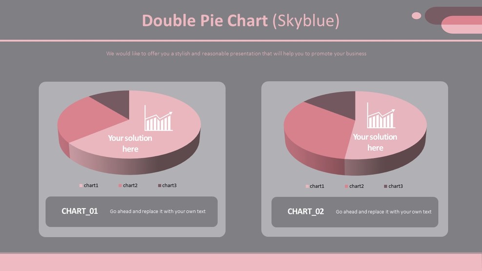 Double Pie Chart (Skyblue)