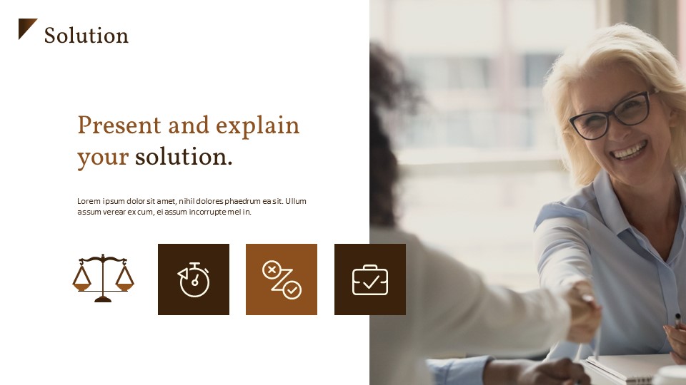 Law Firm Pitch Deck Simple Google Presentation