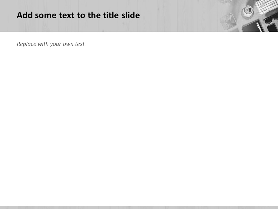 Clean Desk - Free PPT Template