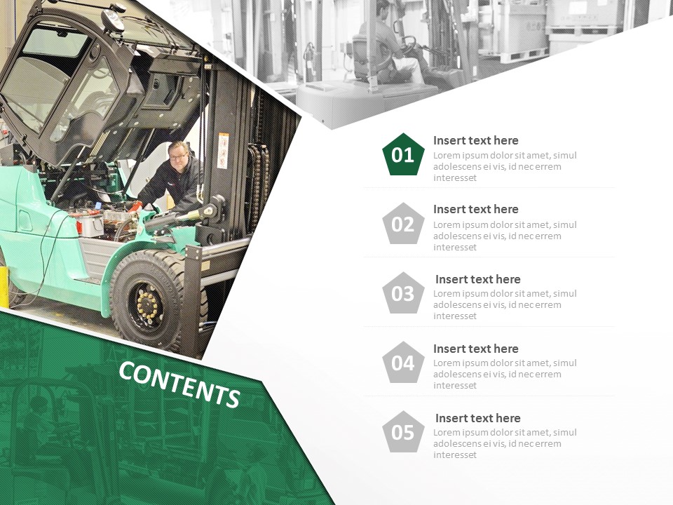 Forklift - Free Powerpoint Sample