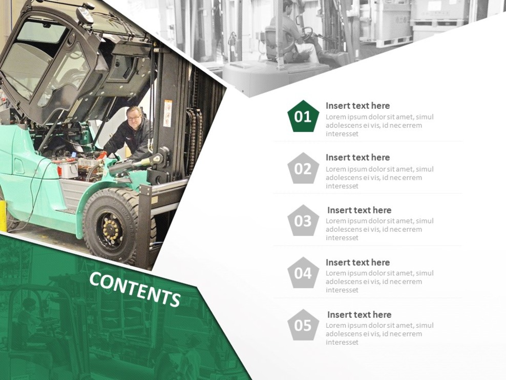 Forklift - Free Powerpoint Sample