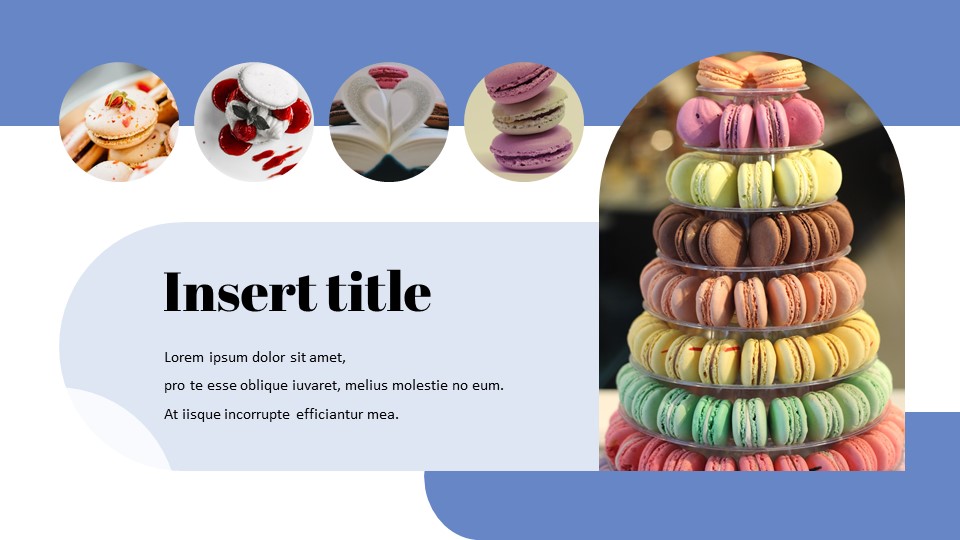 Macaron Google Slides Presentation|Food