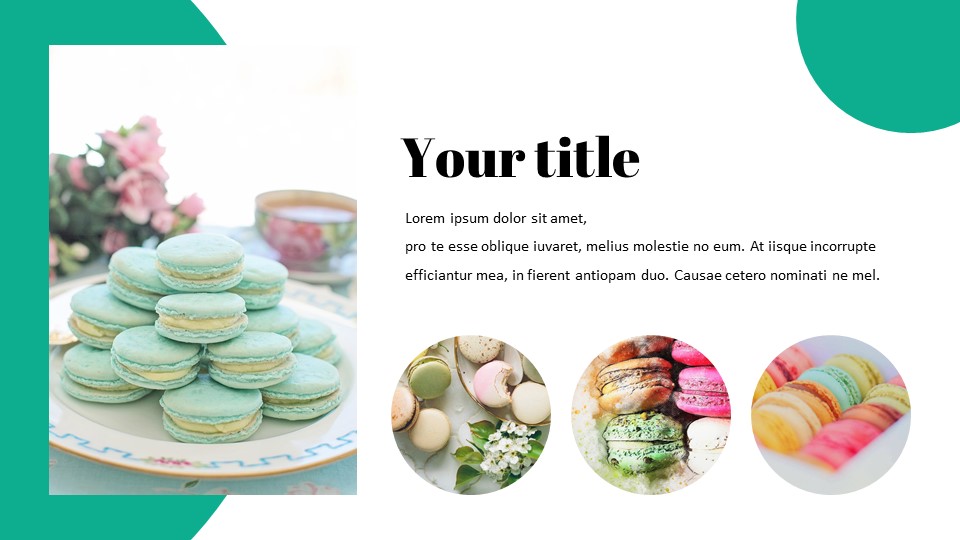 Macaron Google Slides Presentation|Food