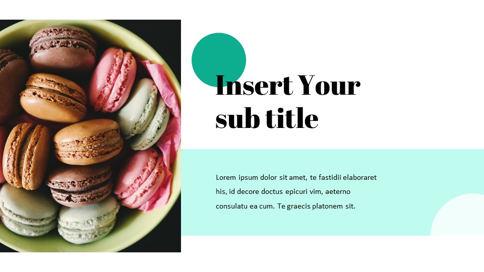 Macaron Google Slides Presentation|Food