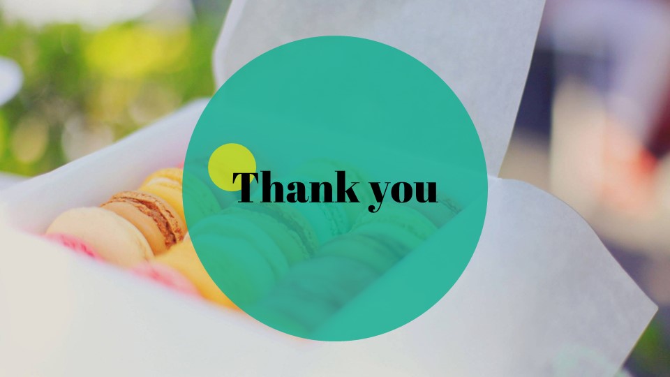 Macaron Google Slides Presentation|Food