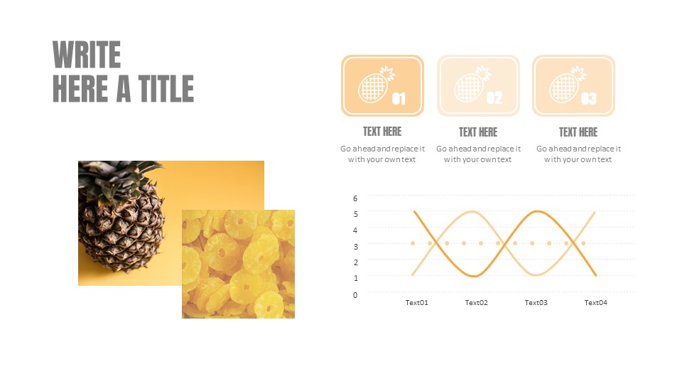 Summer pineapple & watermelon Google Slides|Food