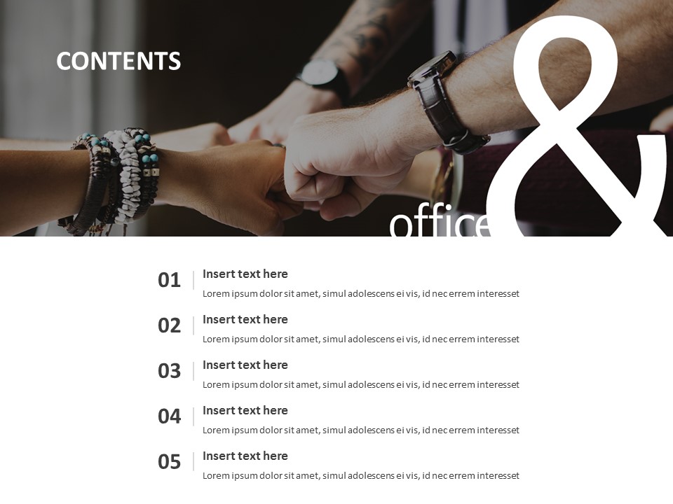 Clean Office - Free PPT Template