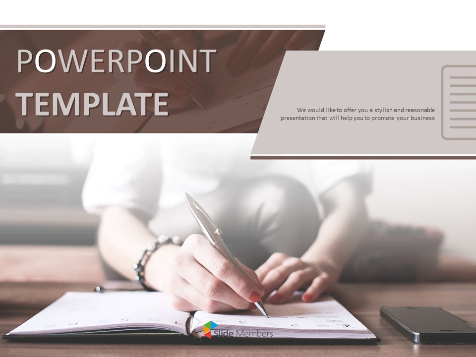 Free PPT Template Note Taking