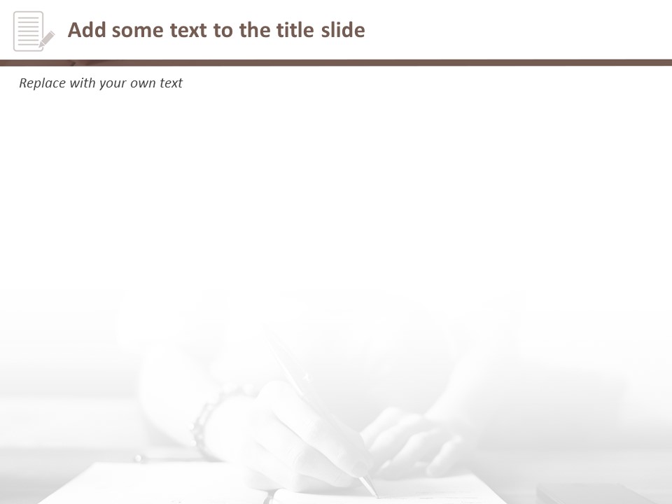 Free PPT Template - Note Taking