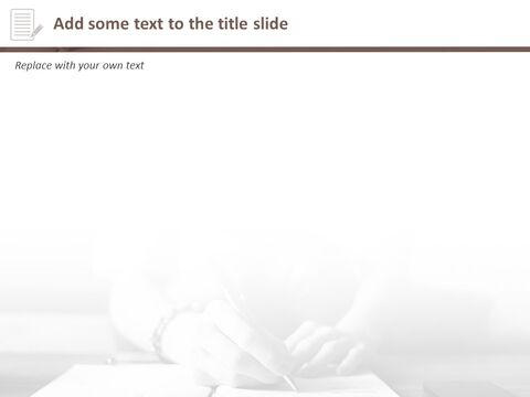 Free PPT Template - Note Taking