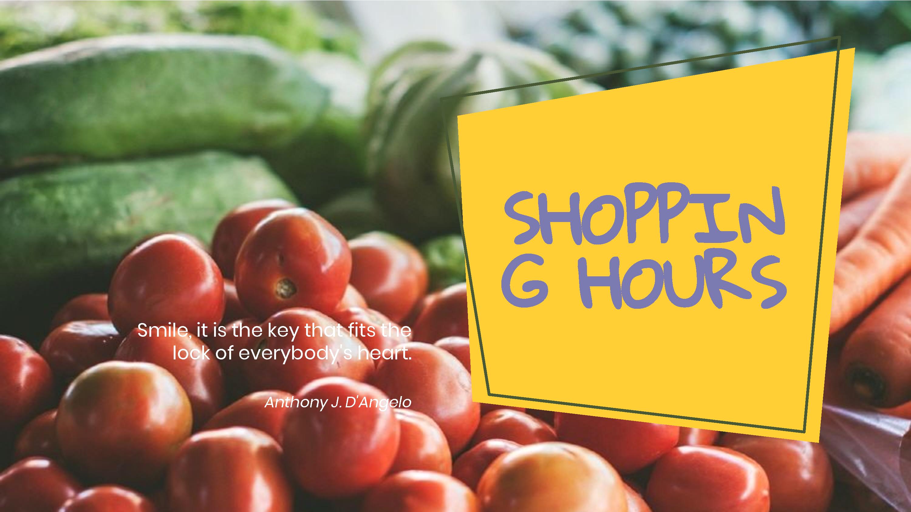 Fresh Food Market Google Slides Themes for Presentations