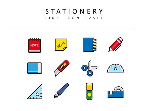 Stationery Icon Resources for Designers