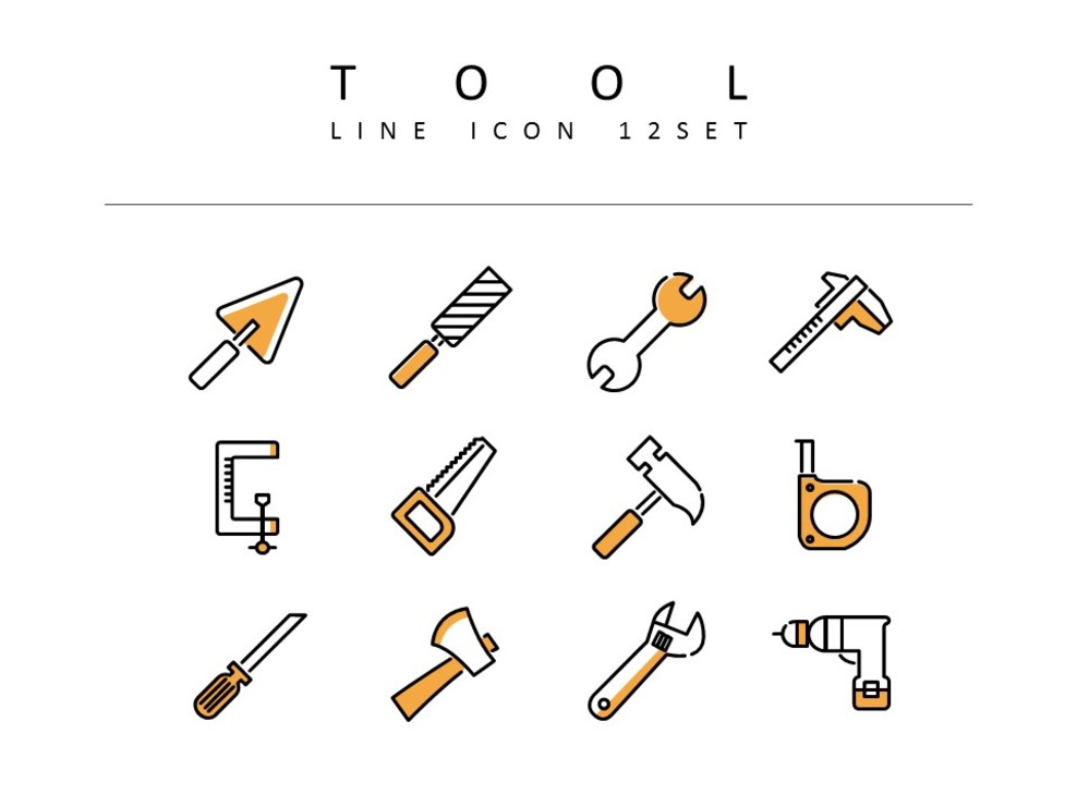 Outil Icônes vectorielles|Diagramme