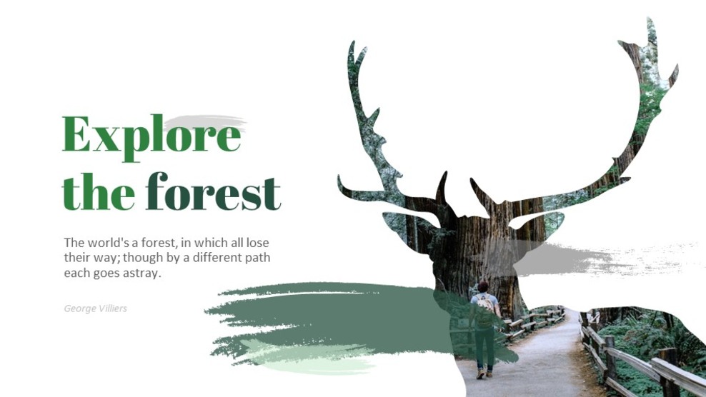 Forest Google Slides Template Design