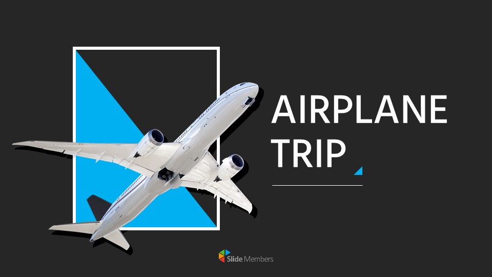 Airplane Trip Google Slides Presentation|Travel