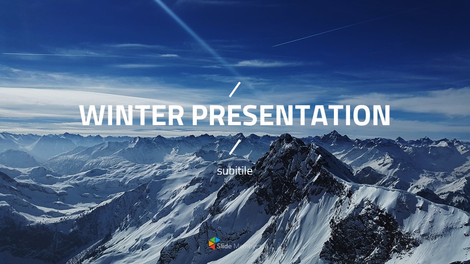 Winter Presentation Google Slides Templates|Nature