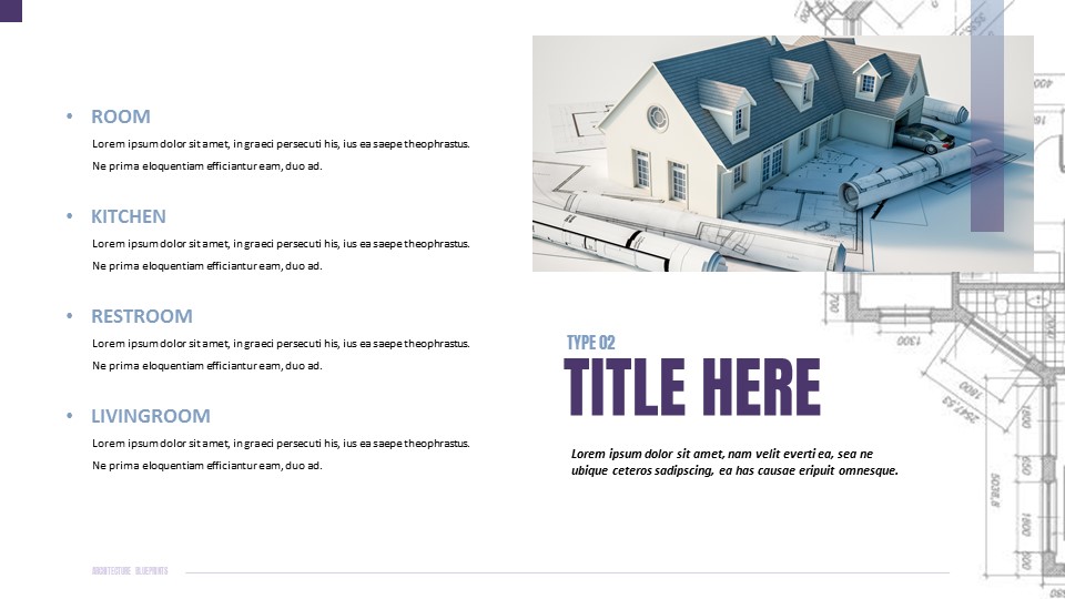 Architecture Blueprints Google PPT Templates