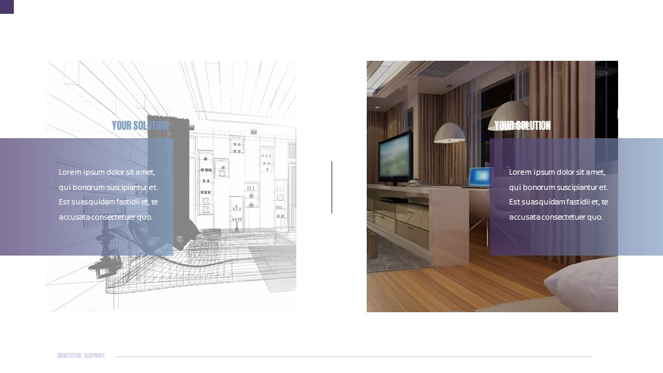Architecture Blueprints Google PPT Templates
