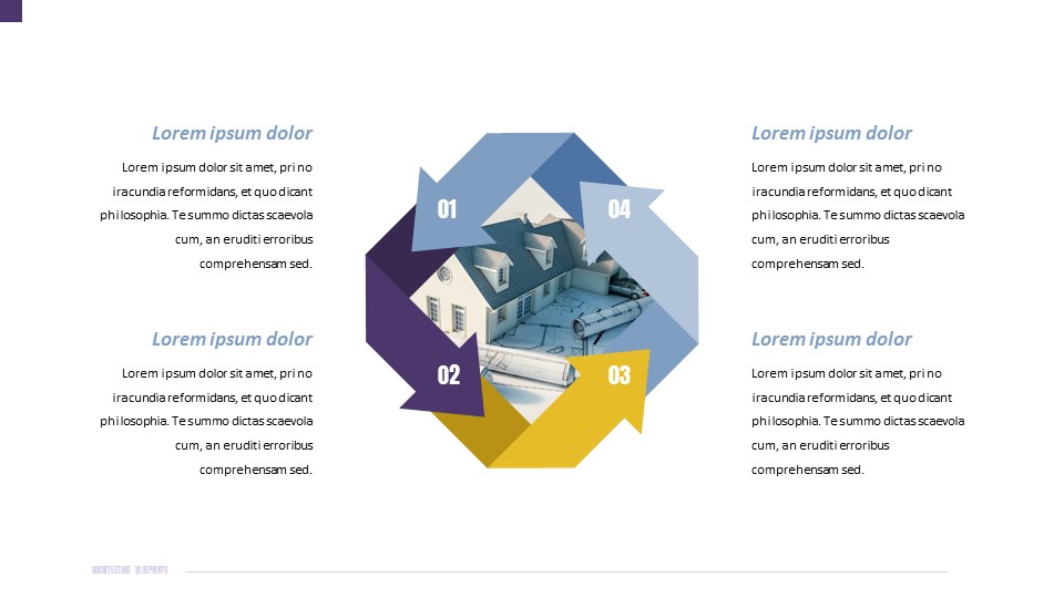 Architecture Blueprints Google PPT Templates