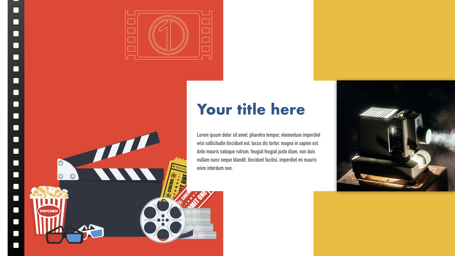 Film Industry Keynote Presentation Template