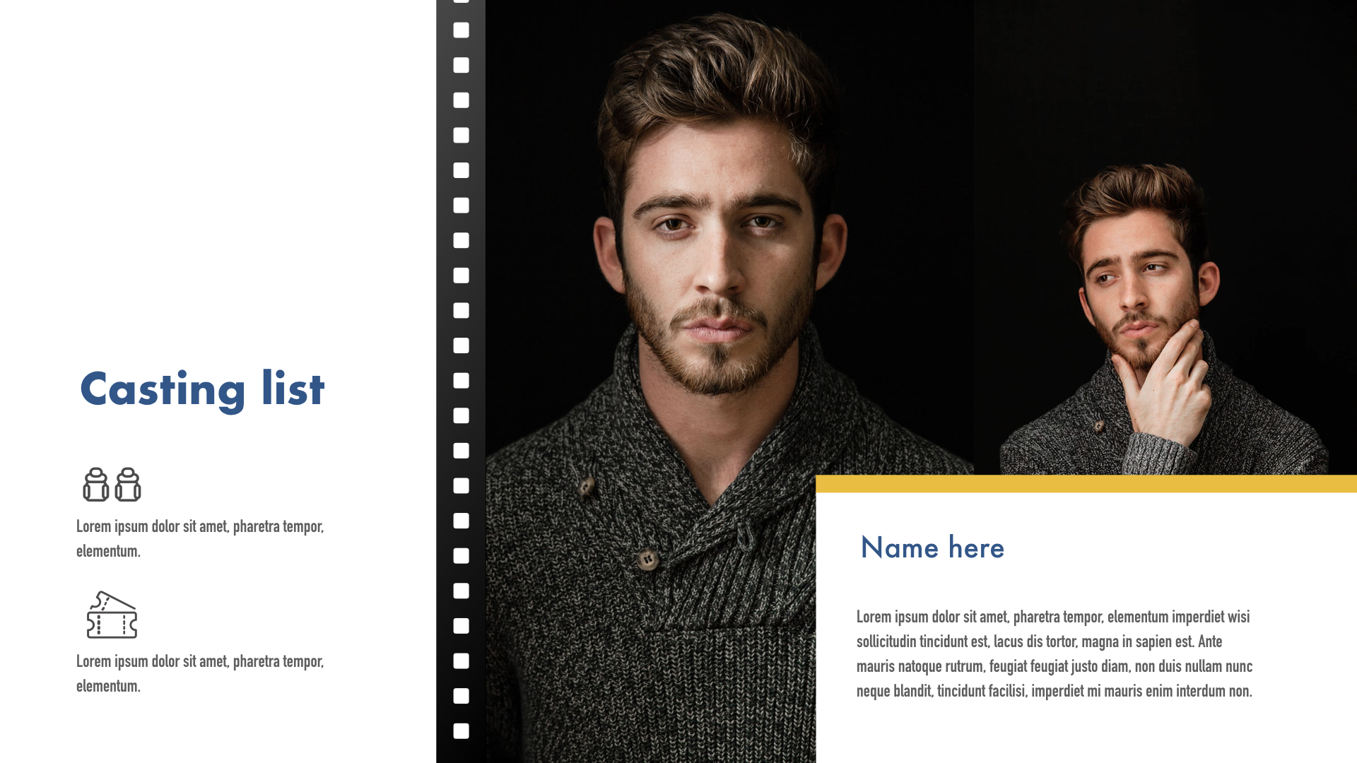 Film Industry Keynote Presentation Template