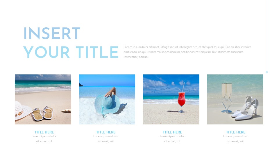Summer Beach Google Slides Presentation Templates