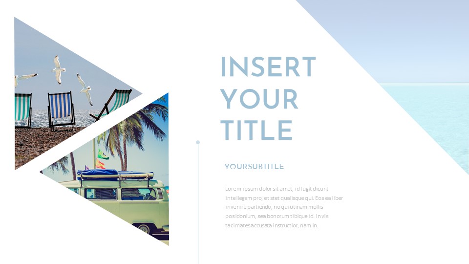 Summer Beach Google Slides Presentation Templates