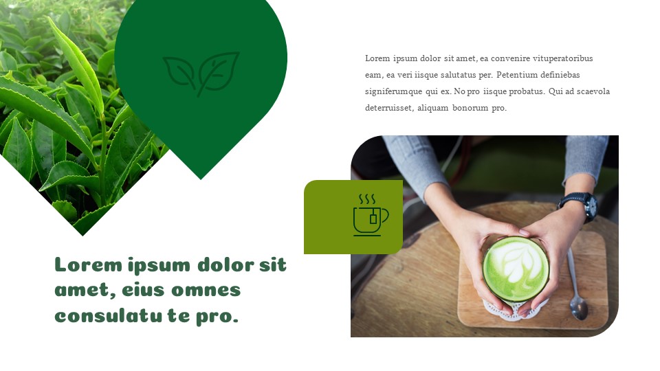 Green Tea Google Slides Template Diagrams Design