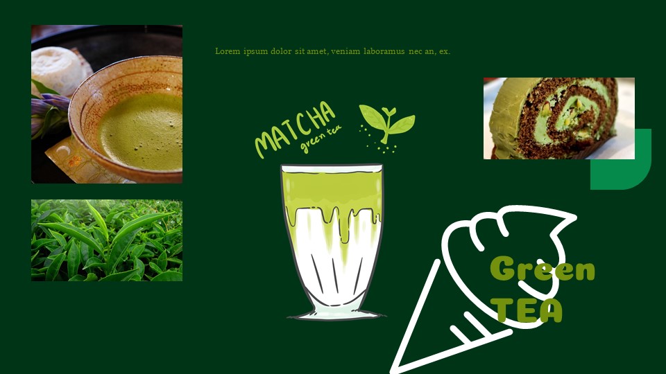 Green Tea Google Slides Template Diagrams Design