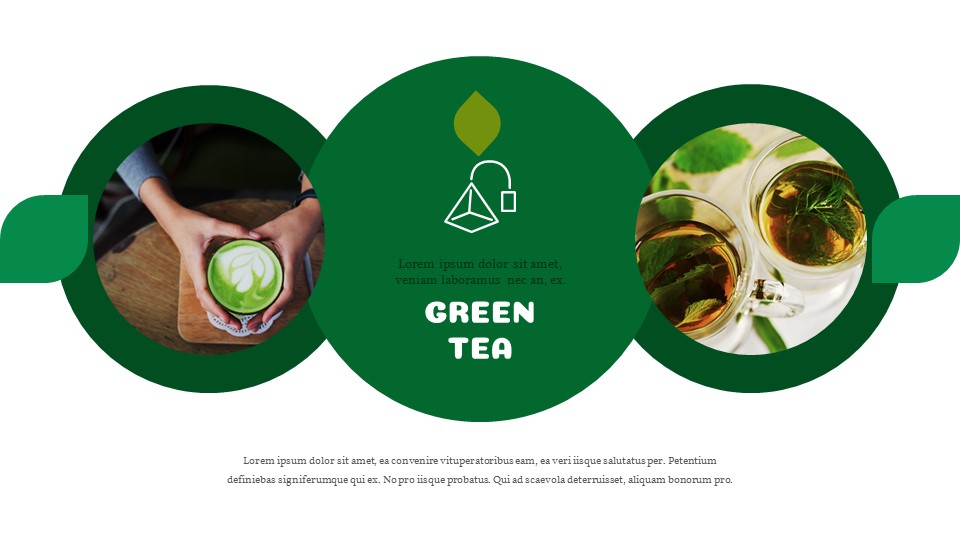 Green Tea Google Slides Template Diagrams Design