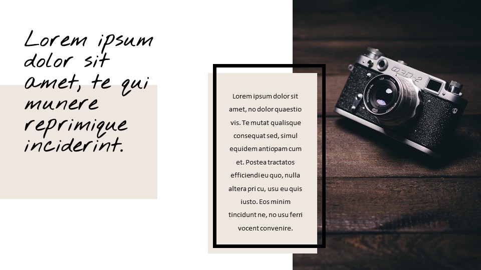 Camera Google Presentation Slides