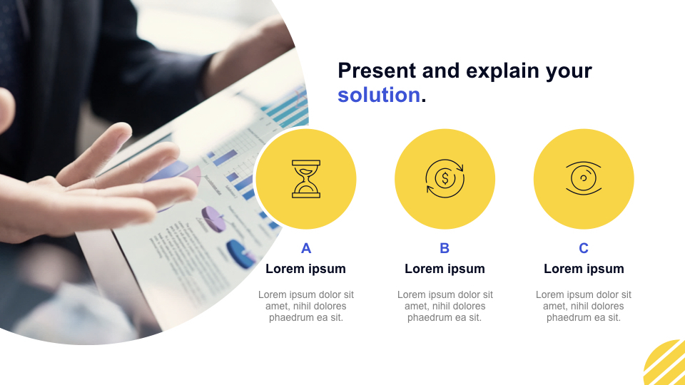 Finance Pitch Deck Apple Keynote Template