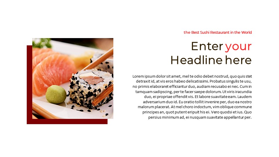 The Best Sushi Restaurant in the World Google Slides|Food