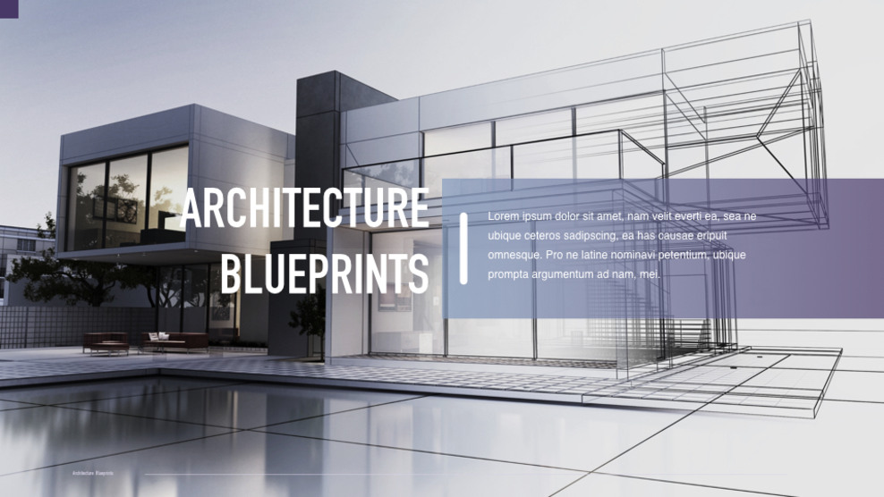 Architecture Blueprints PPT to Keynote