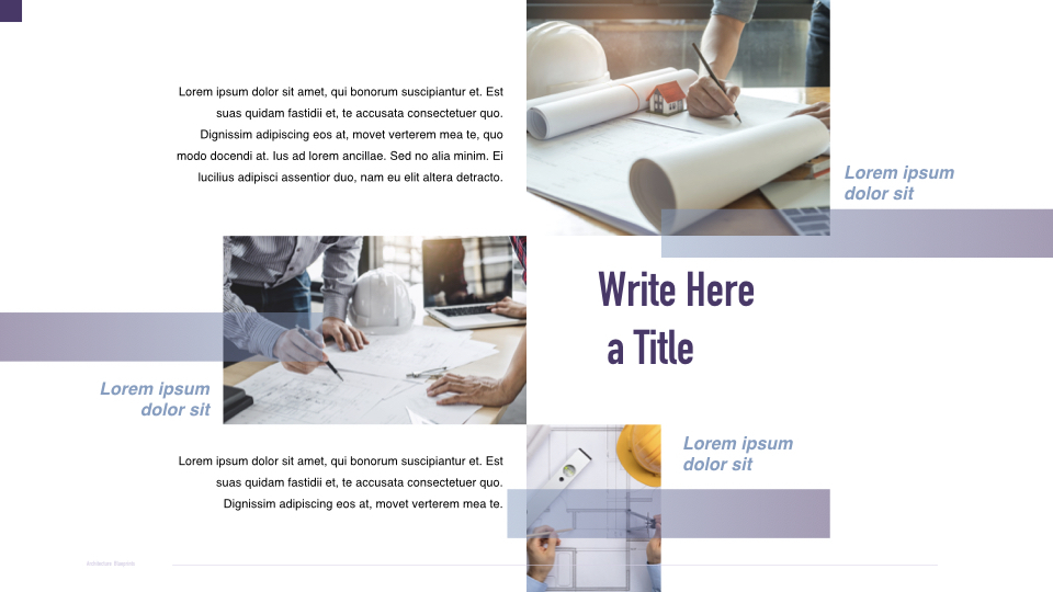 Architecture Blueprints PPT to Keynote