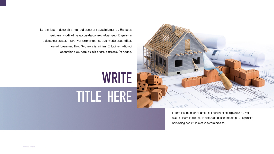 Architecture Blueprints PPT to Keynote