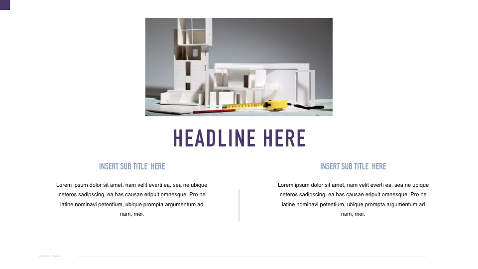 Architecture Blueprints PPT to Keynote